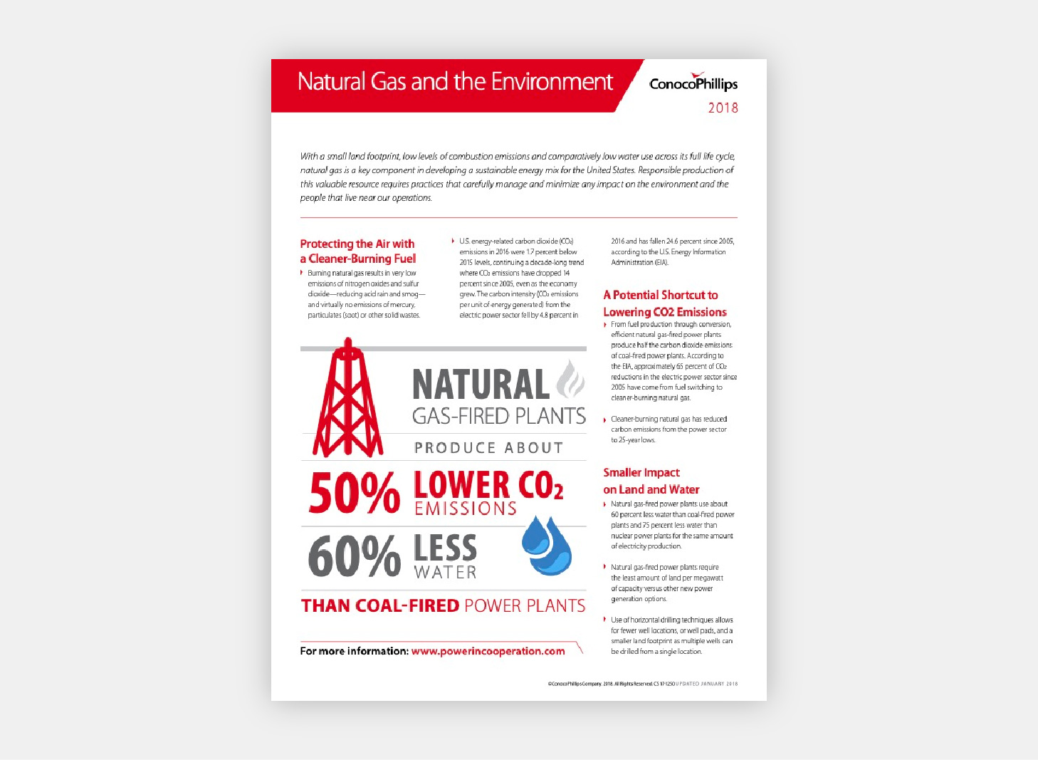 Natural Gas and the Environment – Power in Cooperation – ConocoPhillips